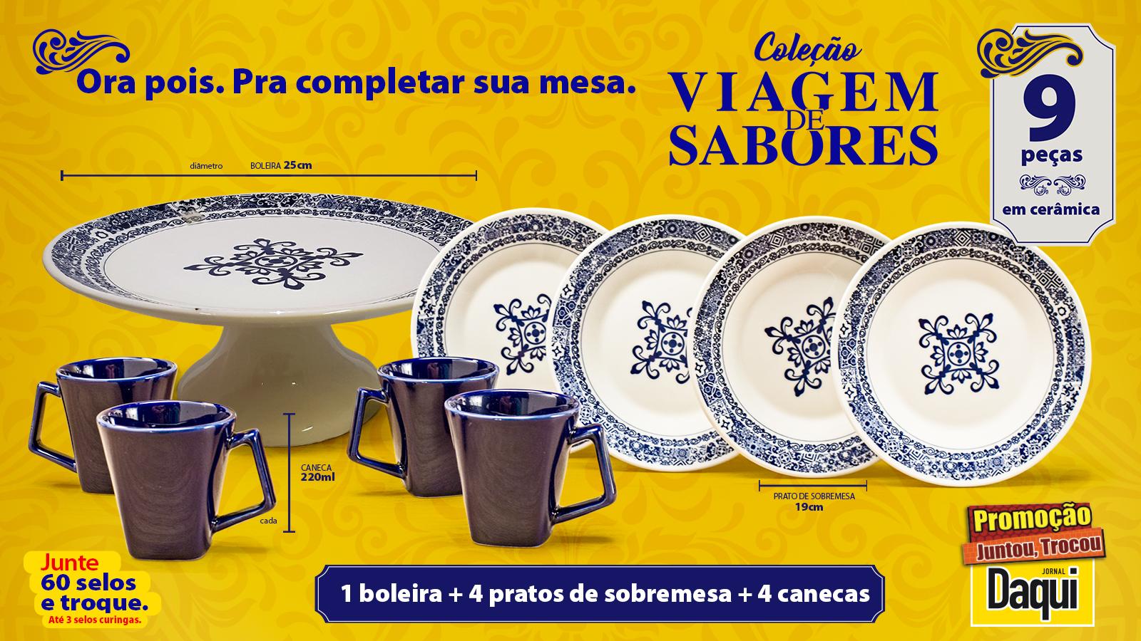 Sua mesa vai ficar completa com o novo kit do Daqui | Daqui